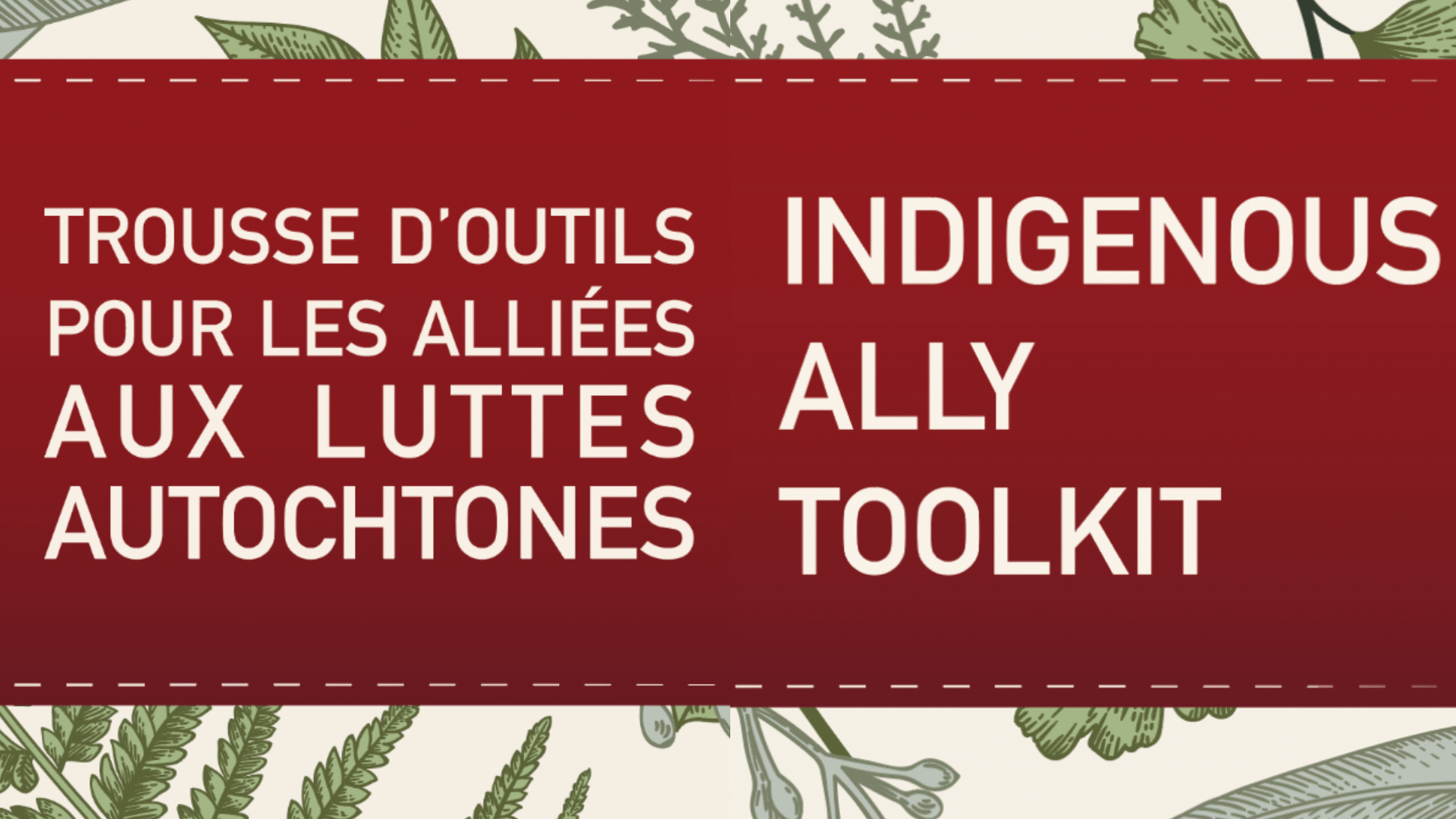 Indigenous Ally Toolkit - Montreal Indigenous Community NETWORK