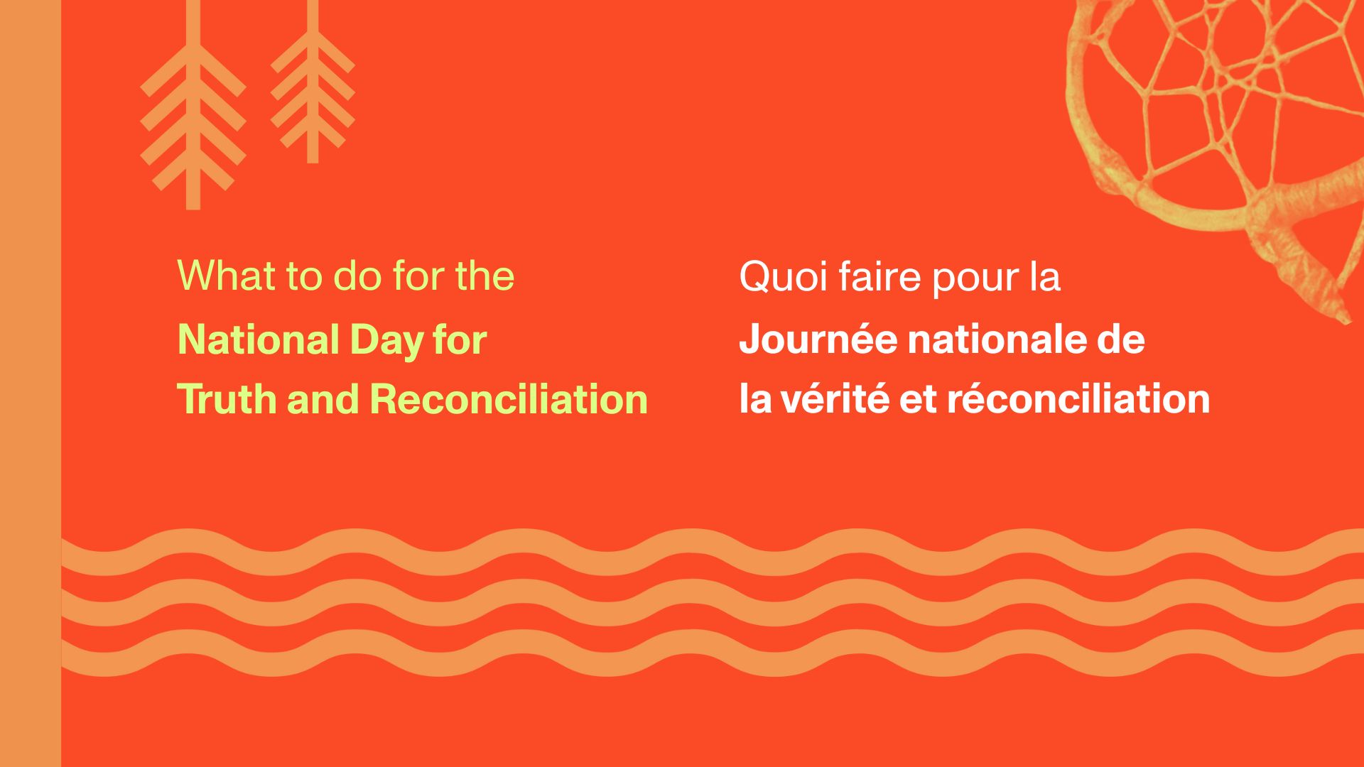 Événements pour la Journée nationale de la vérité et réconciliation ...
